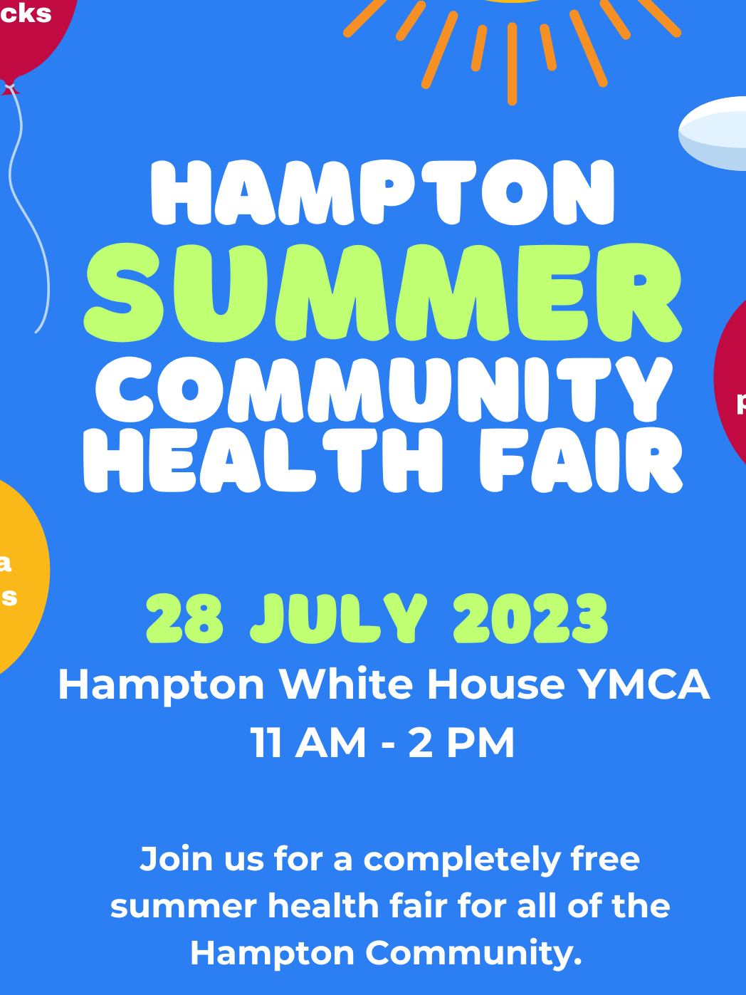 Hampton Summer Community Health Fair - South West London ICS
